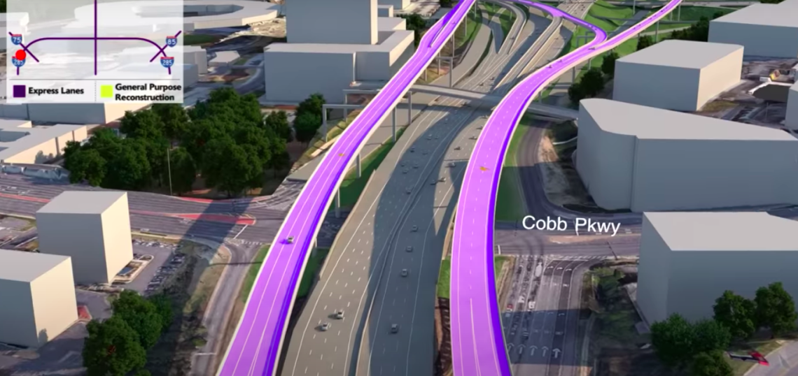 I-285 Express Lanes transit project shows signs of life | Urbanize Atlanta